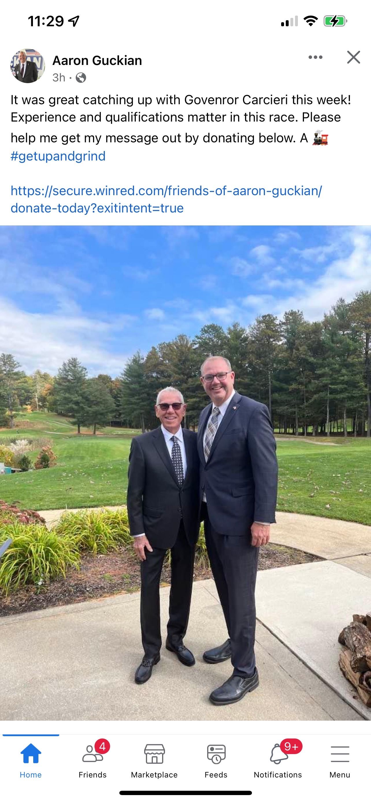Aaron Guckian Governor